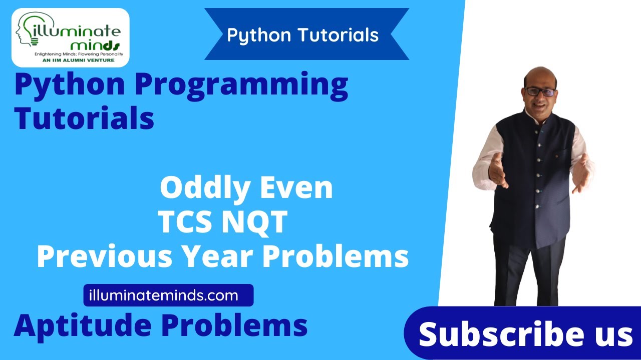 Oddly Even | TCS NQT Coding problems | Python Programming Tutorial | illuminateminds.com