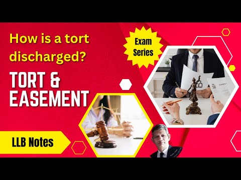 LLB Lecture Notes How Tort is discharged Urdu | Hindi #lawexamguide #llb
