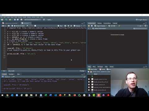 How to Save and Export Data from R
