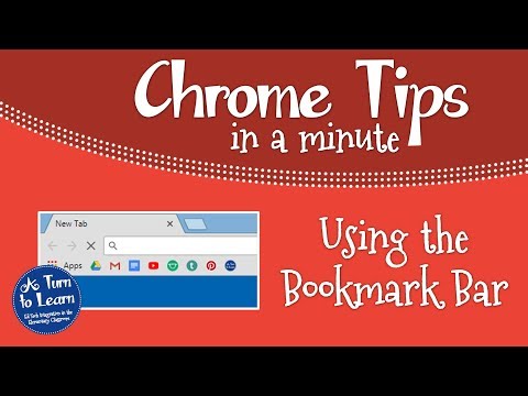 Chrome Tricks: Using the Bookmark Bar