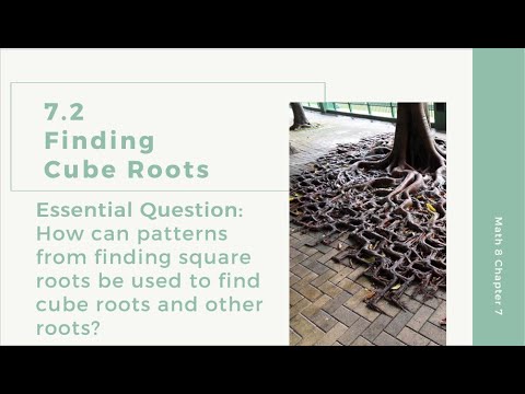 Math 8 7.2 v21 Cube Roots