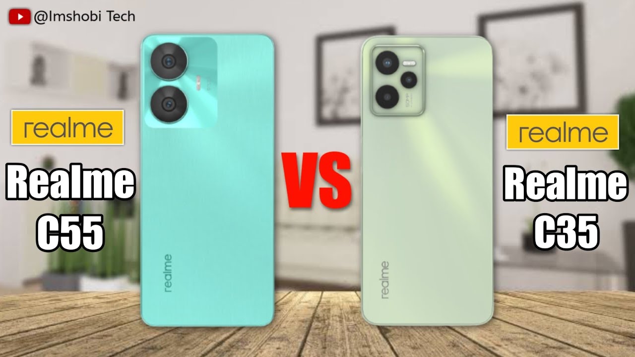 Realme C55 vs Realme C35 - Full Comparison