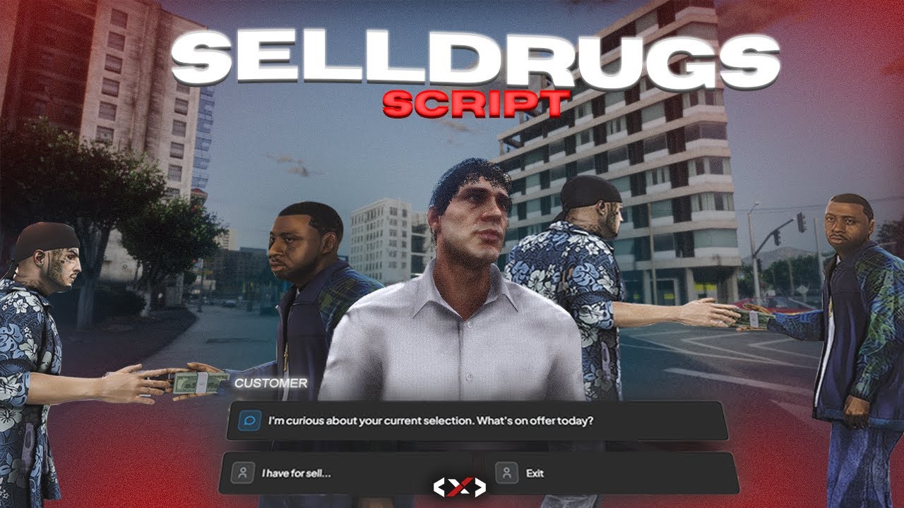 Advanced Sell Drugs | Fivem Script