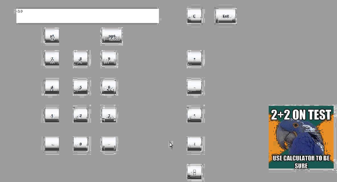 Java Calculator Program Version 2