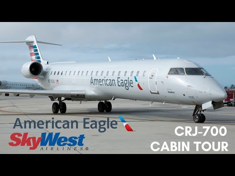 American Eagle CRJ-700 Cabin Tour