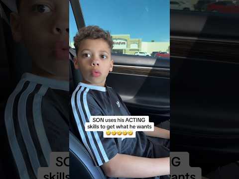 SON uses his ACTING skills to get ICE CREAM ????????????