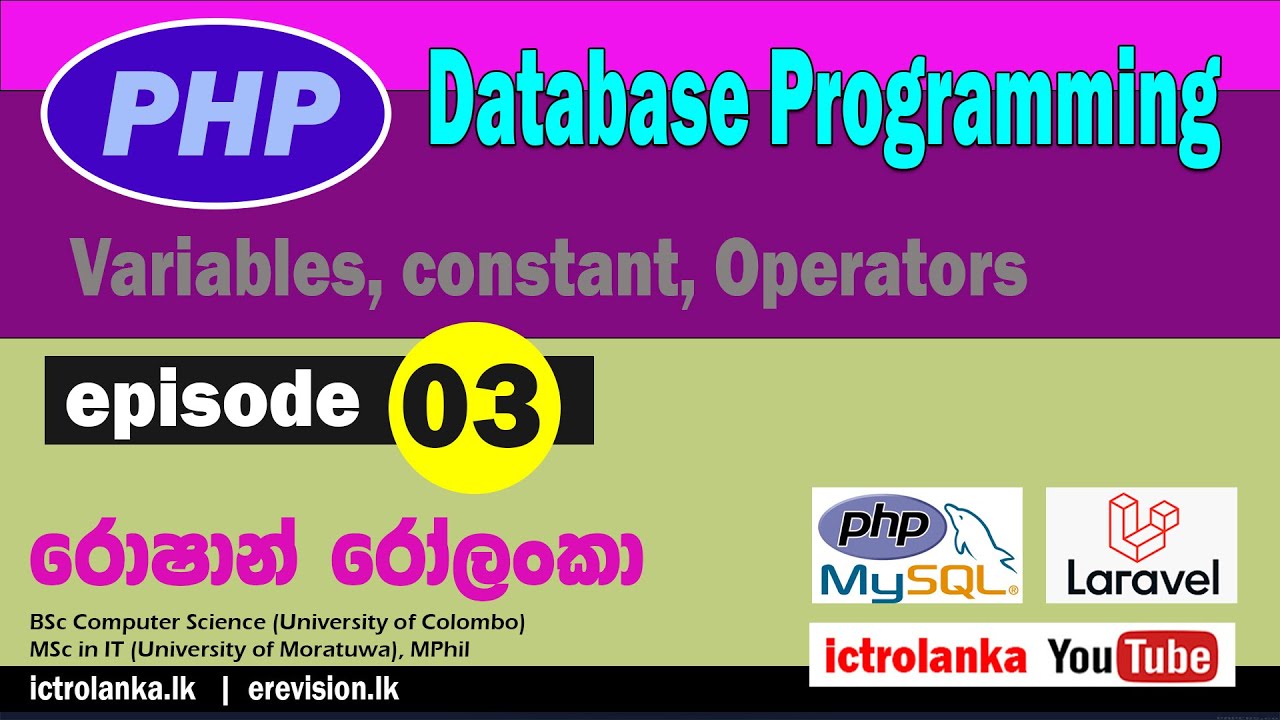 PHP Database Programming (Episode 03)