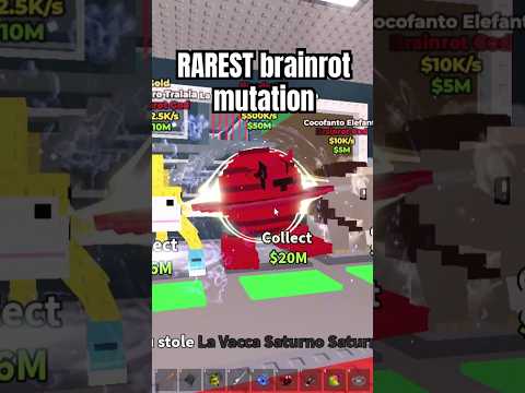 Stealing the RAREST Brainrot mutation in the game in steal a brainrot #roblox