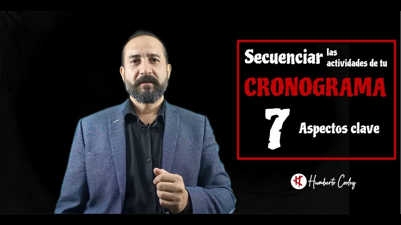Secuenciar las actividades del cronograma