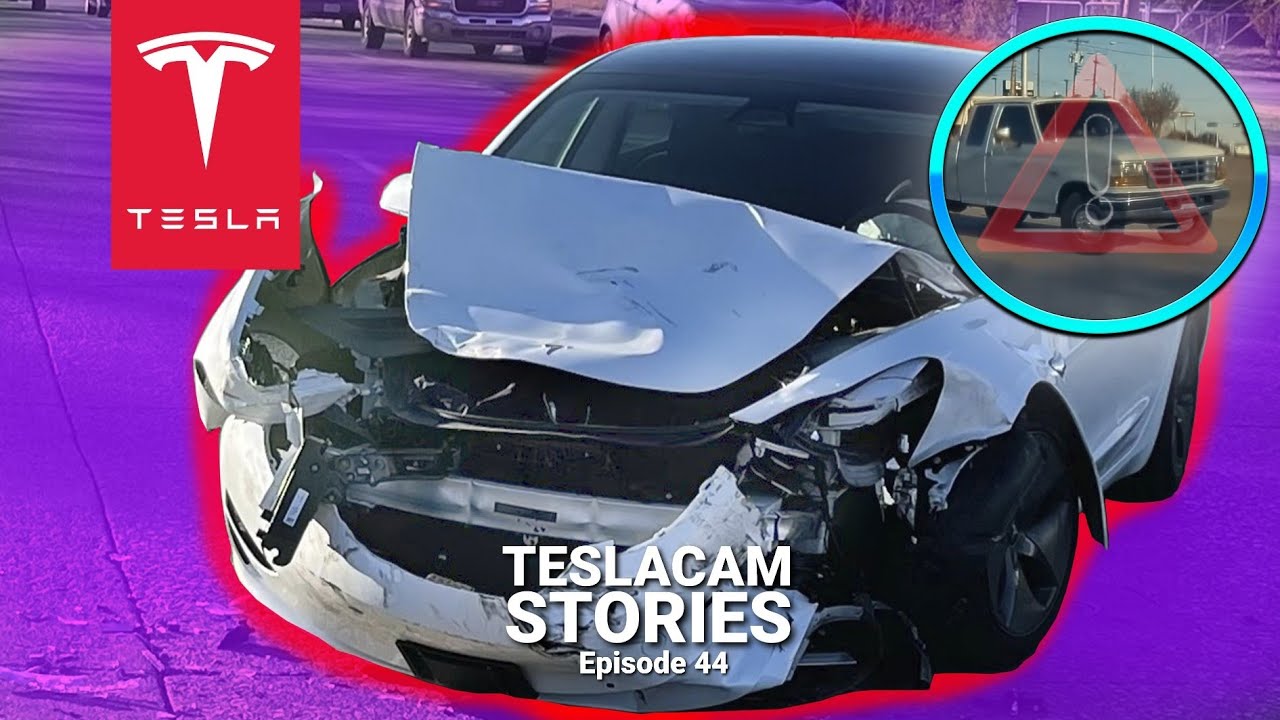 Totaled Tesla Model 3 Shows the Perils of T-Boning an Uninsured Ford F ...
