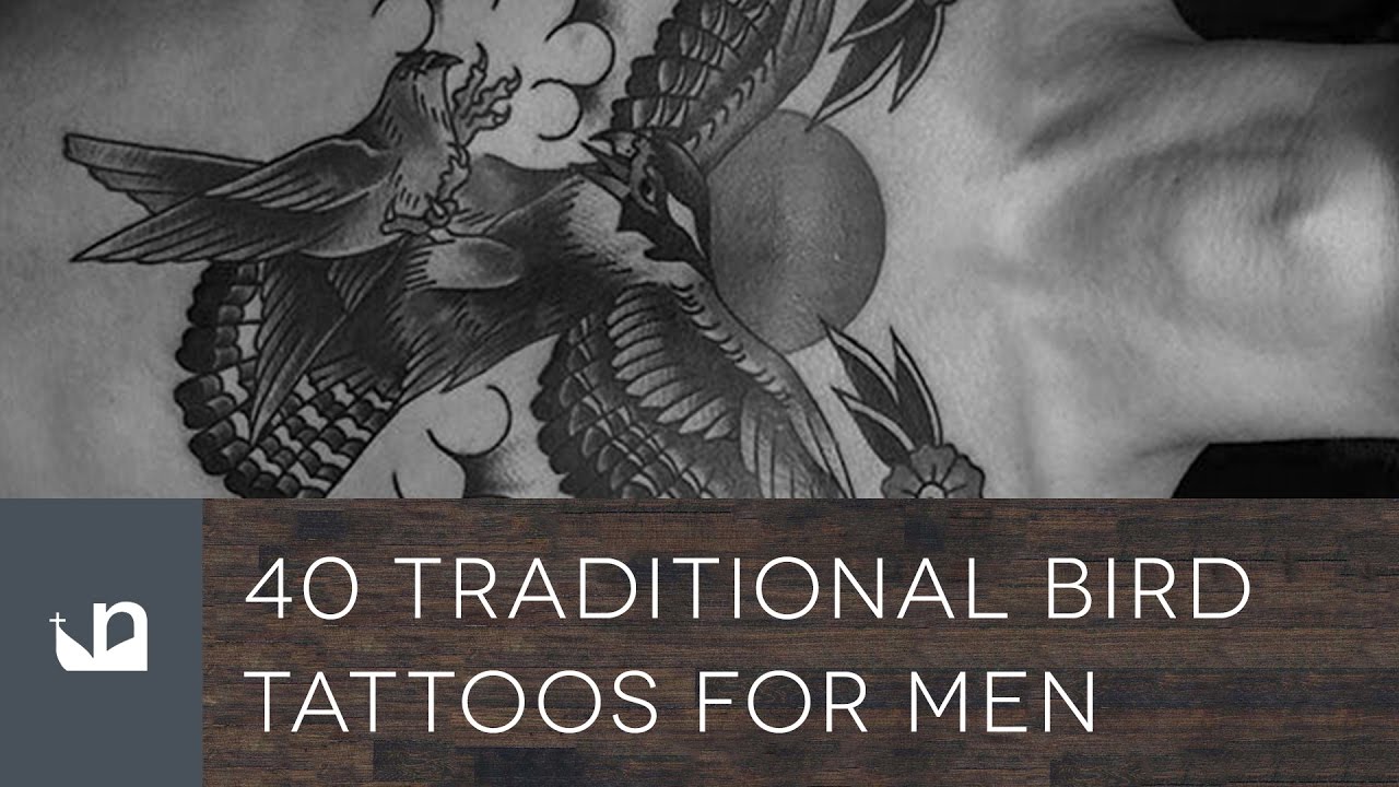 40 Traditional Bird Tattoos For Men