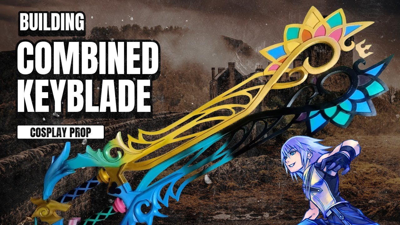 The Ultimate Keyblade Build – Sora & Riku’s Combined Keyblade from Kingdom Hearts