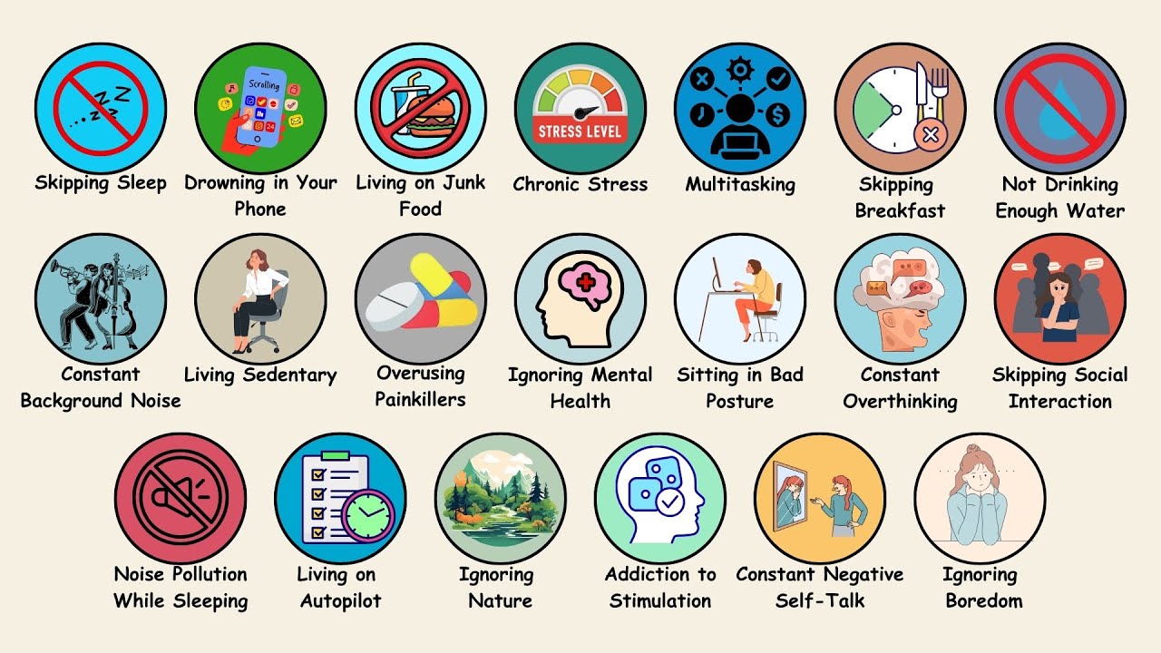 20 Everyday Habits That Secretly Destroy Your Brain Explained 🧠