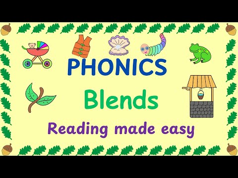 DIY PHONICS KS1 LEVEL Reading made FUN & EASY for Kids; Learn to Blend 4 & 5 letter words