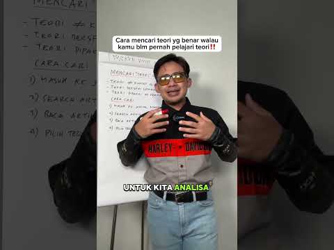 Cara cari grand theory yang benar