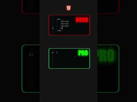 html short for list #ul #li #html #vss #css #list #htmllist