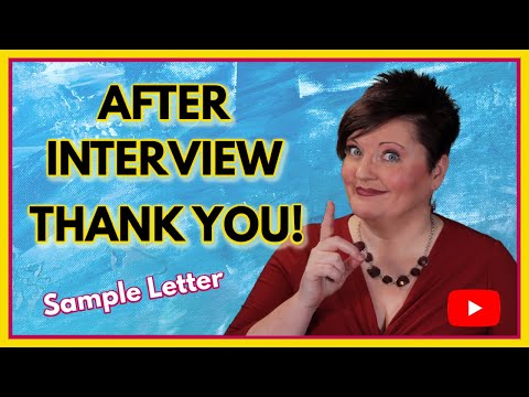 Send A Thank You Email After The Interview | Follow Up Email After Job Interview Sample