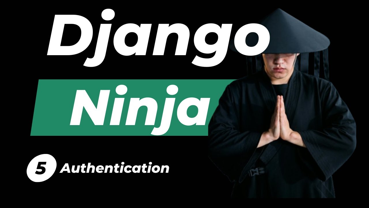 Django Ninja Tutorial #5  | How To Implement Authentication | Ecommerce REST API