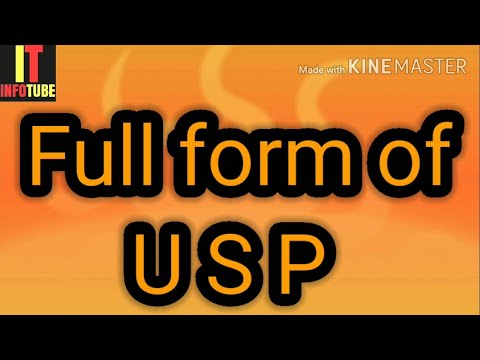 Full form of USP | what is usp