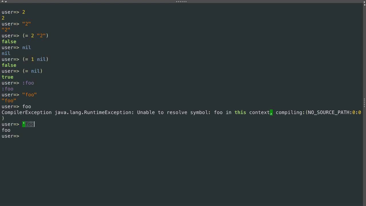 Clojure Basic part one 05