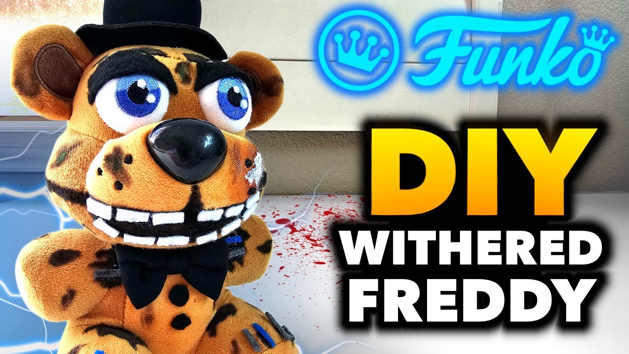 Withered Freddy Plush DIY Tutorial - Fnaf Plush