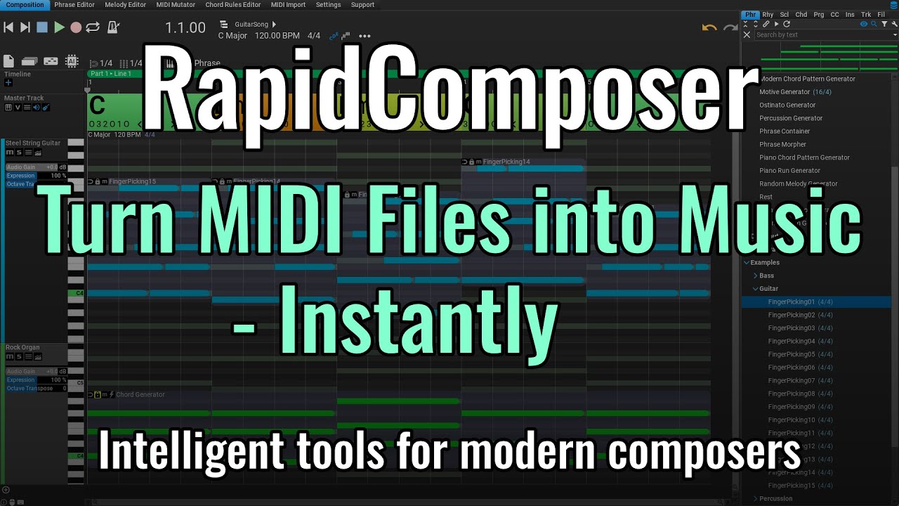 Import MIDI and Turn It Into a Song