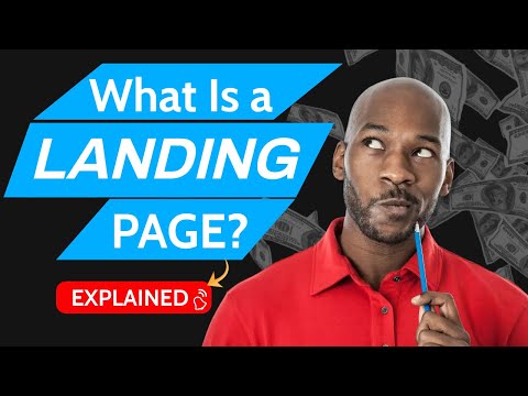What Is A Landing Page -  Explained
