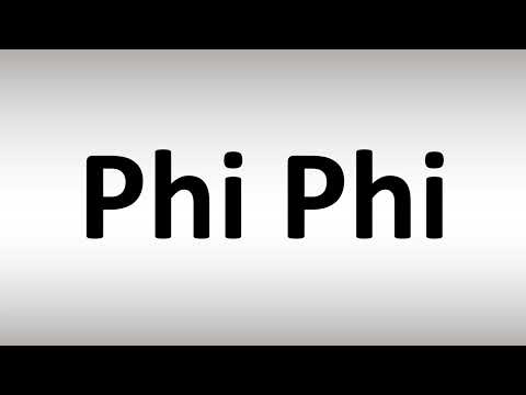How to Pronounce Phi Phi