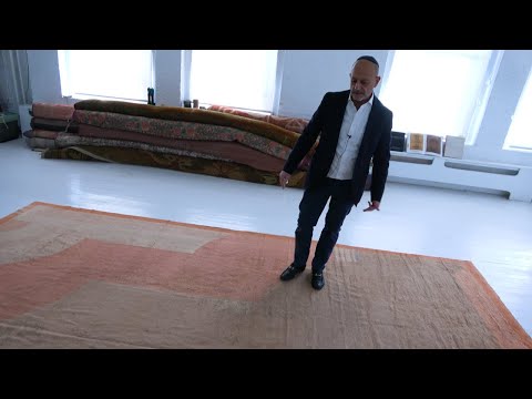 Vintage French Art Deco Area Rug BB4915