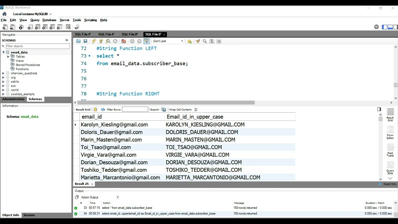 SQL String Function LEFT | How to extract a substring from a string from Left Side in SQL | #Left()