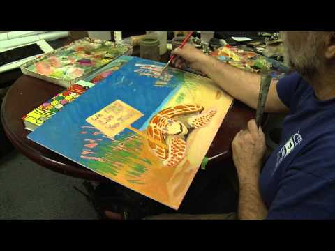 The making of SCDNR's anti-litter campaign turtle