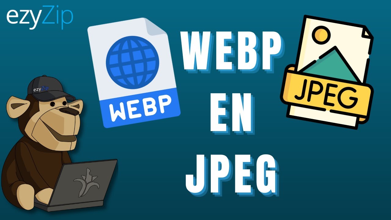 Convertissez WEBP en JPEG en ligne (Rapide !) - ezyZip