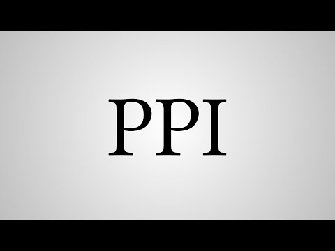 What Does "PPI" Stand For?