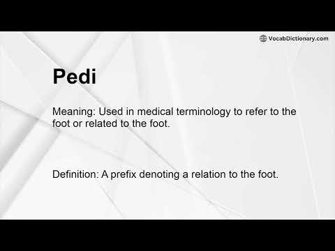 Pedi Meaning