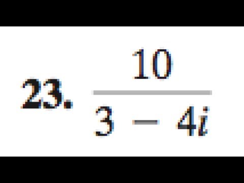 10/(3 - 4i)