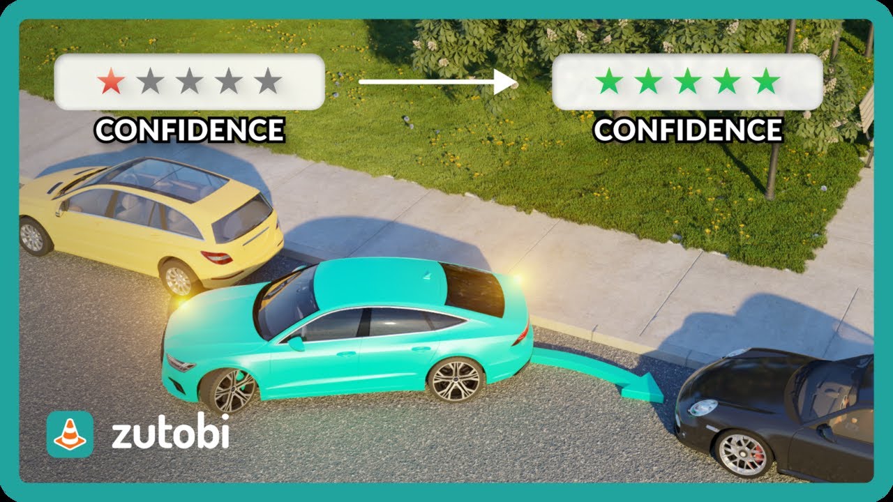 Easy Way to Parallel Park (Quick 1-Minute Parallel Parking Tutorial)
