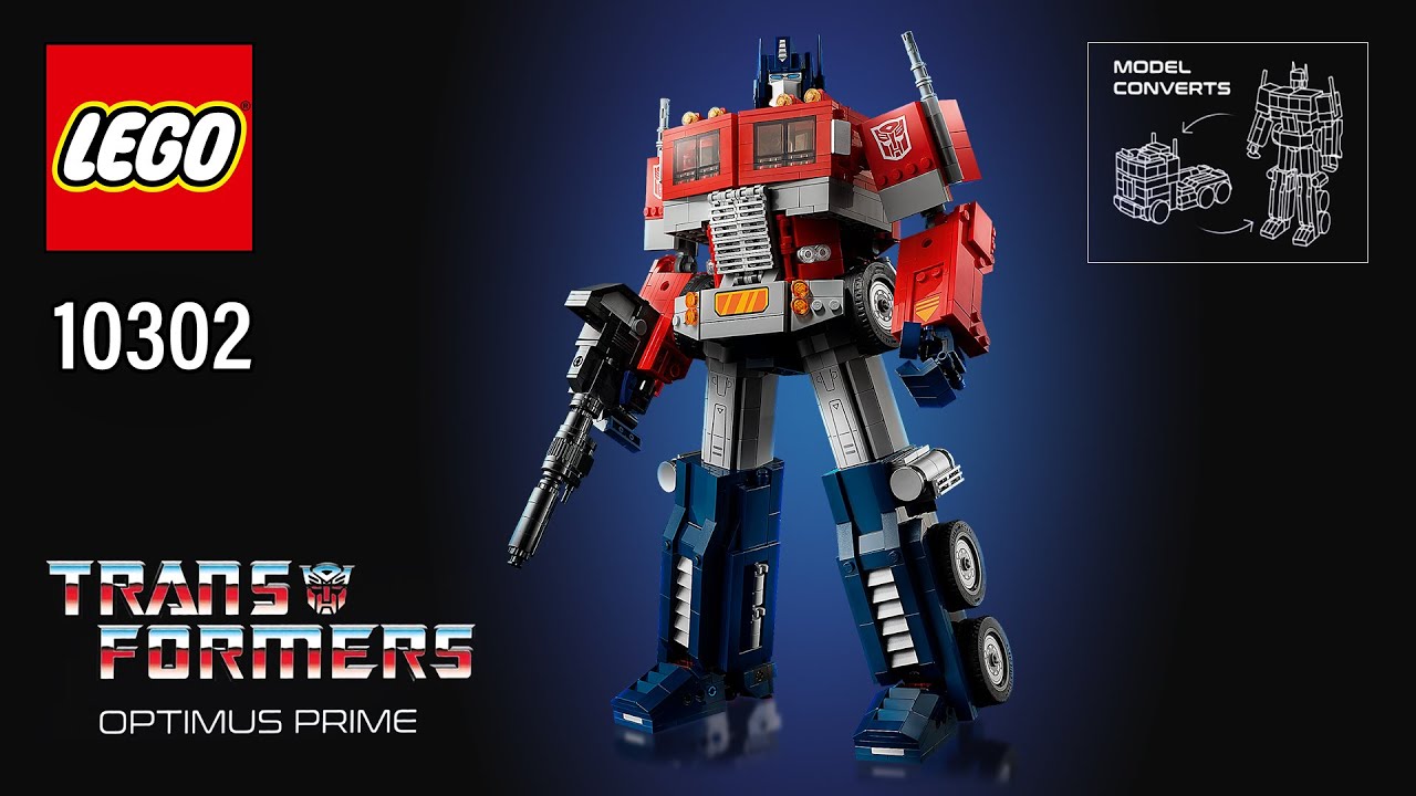 LEGO® ICONS™ | Optimus Prime (10302)[1508 pz] Step-by-Step Building Instructions | Top Brick Builder