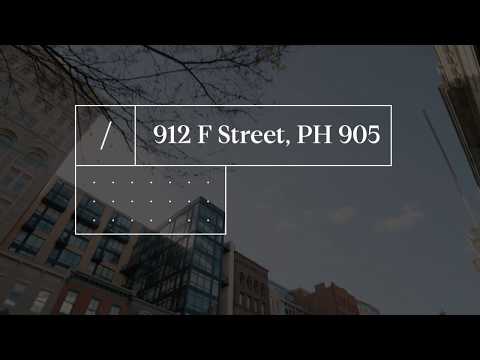 912 F Street PH905, Washington, DC - Video