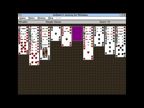 Solitaire's Journey - Simple Simon [Windows 3.1 Longplay] (1998) Andrew Visscher