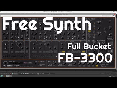 Free Synth - Full Bucket FB-3300 (No Talking)