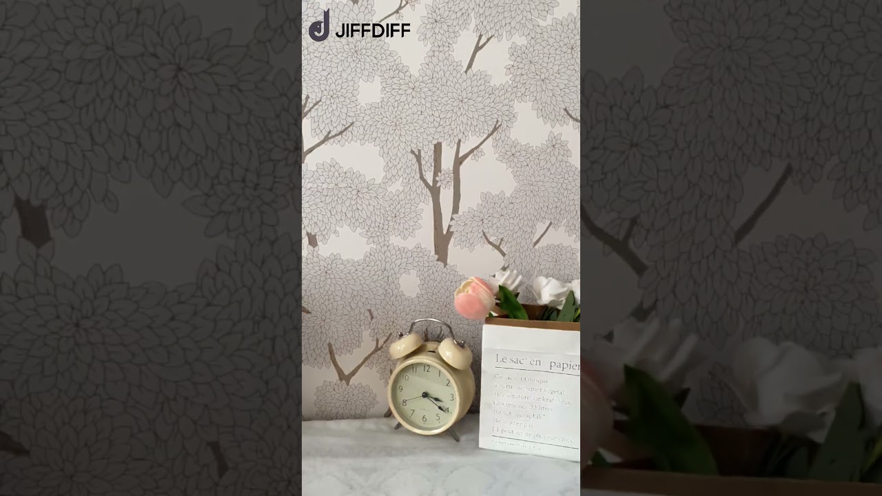 Calm in Every Canopy 🌳✨ Watch This Tree-Inspired Wallpaper Bring Serenity to Your Space