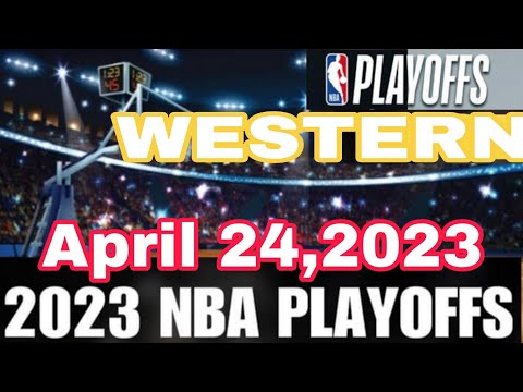 Latest Updates NBA Western Playoffs Standings 2023 Results Revealed Today As Of April 24, 2023.