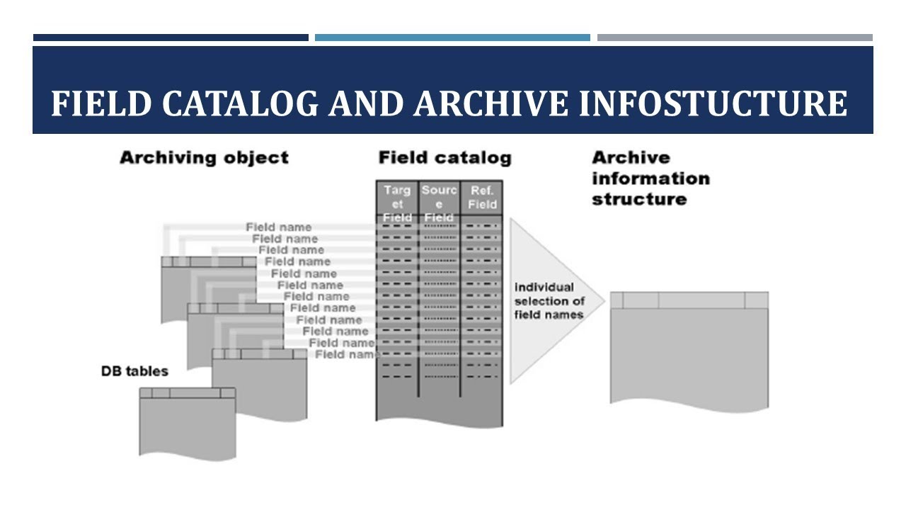 SAP DATA ARCHIVING  - PART 8 - DISPLAYING ARCHIVED DATA  - FIELD CATALOG AND INFO STRUCTURES