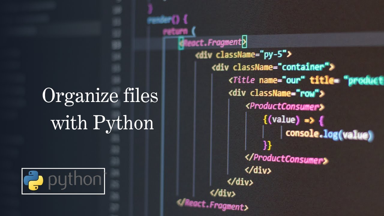 Organize Files with Python Script | Step-by-Step Tutorial