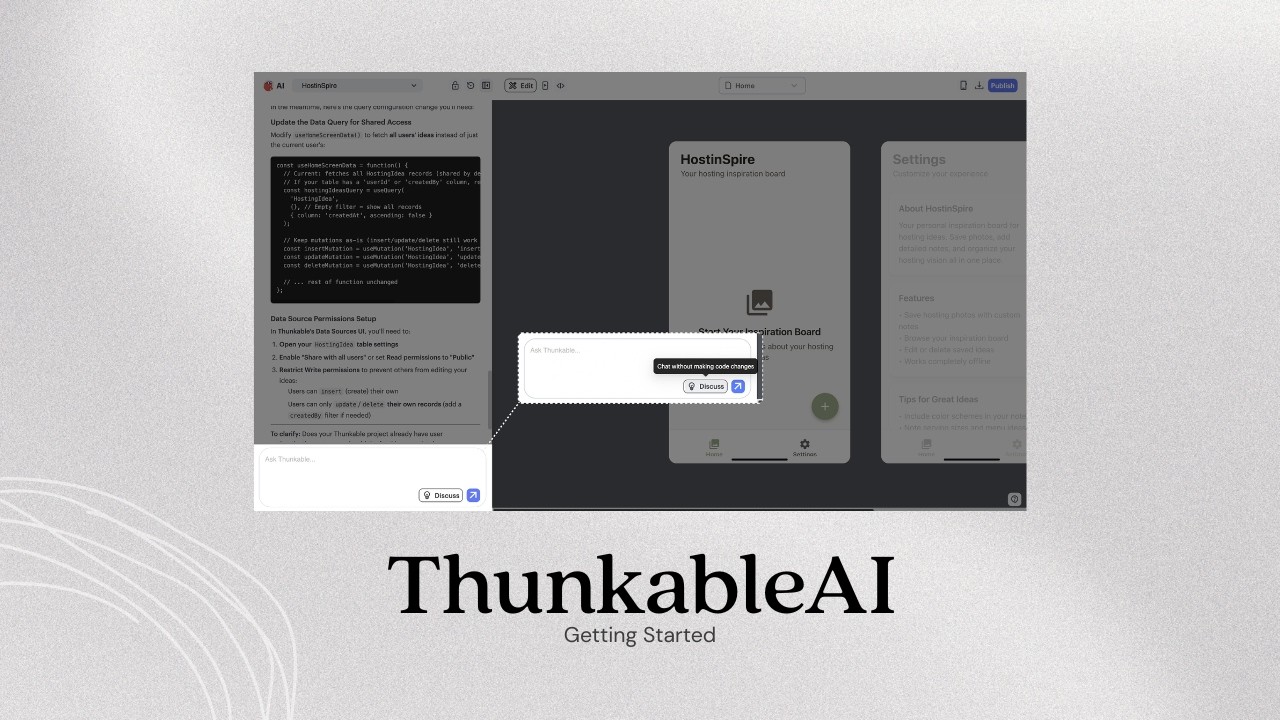 ThunkableAI - Getting Started