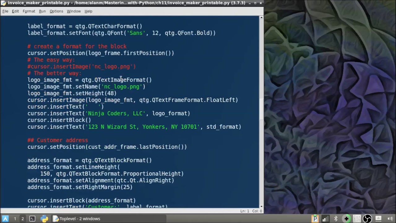 Mastering GUI Programming with Python | 11. Creating Rich Text with QTextDocument