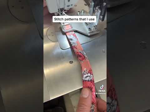 Stitch patterns that I use when sewing my dog collars