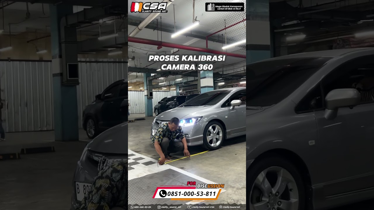 Honda Civic FD Upgrade Headunit Android & Parking Camera 360.