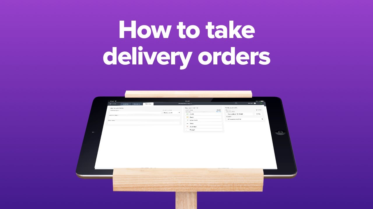 How to take delivery orders on Poster POS