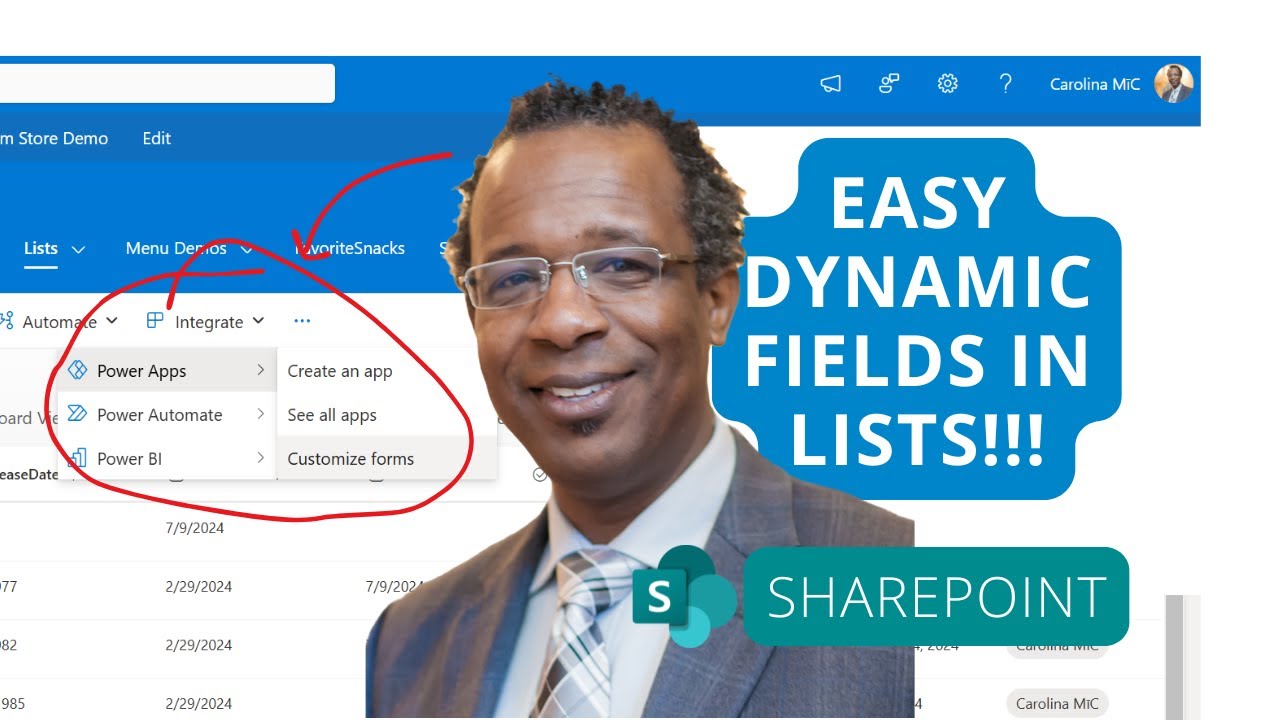 Customize SharePoint List Forms with Power Apps: Dynamic Fields Made Easy